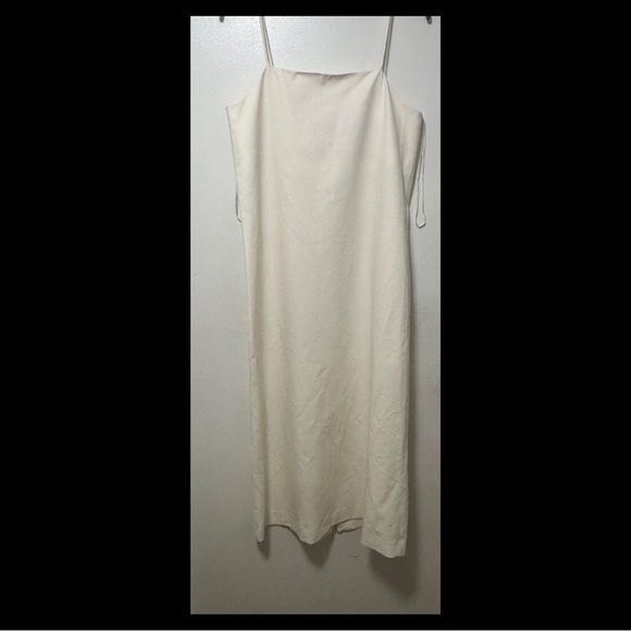 Zara | Dresses | Zara Cream Midi Dress | Poshmark